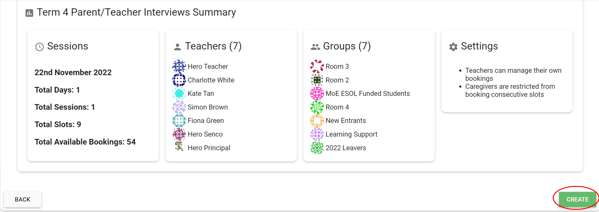 Setting Up a School Booking Event – Hero