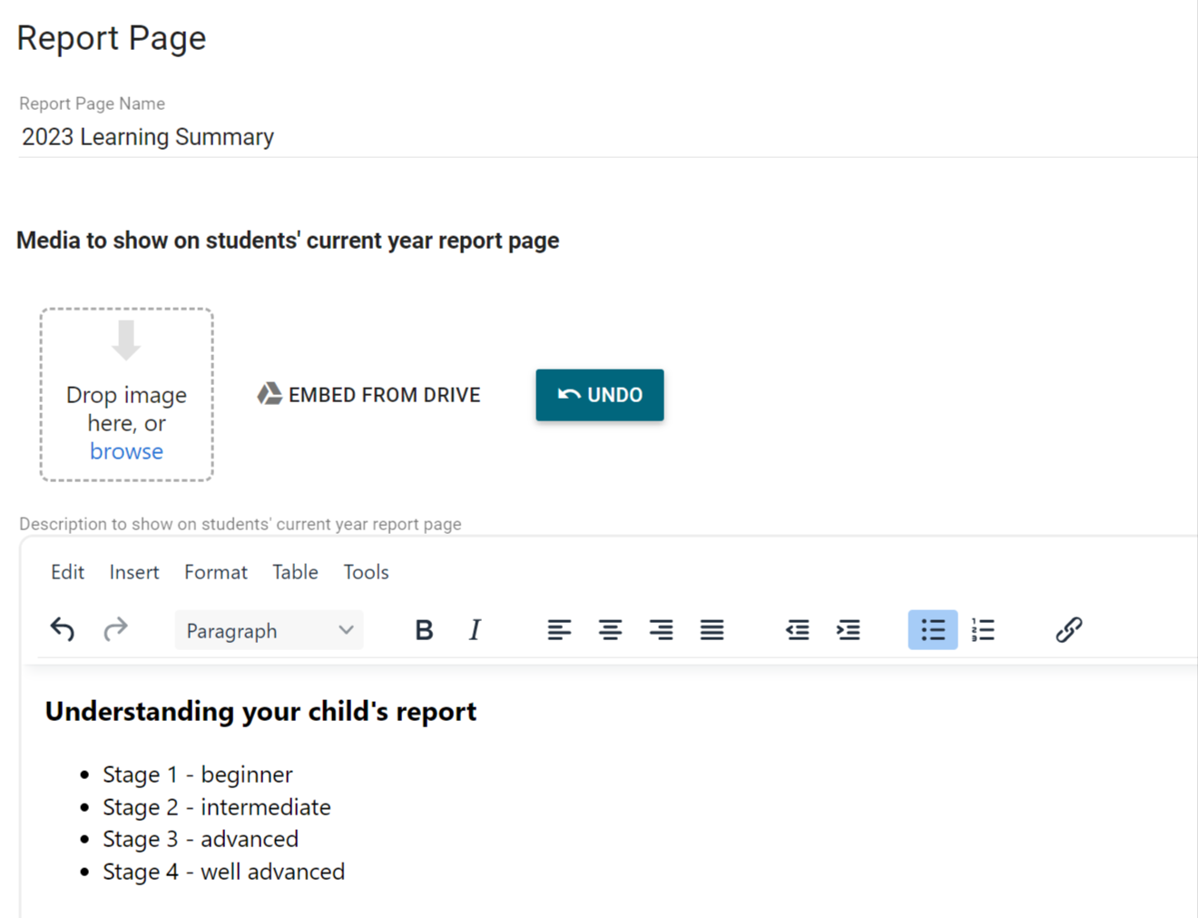 Customising Your Report Page – Hero Customising Your Report Page – Hero