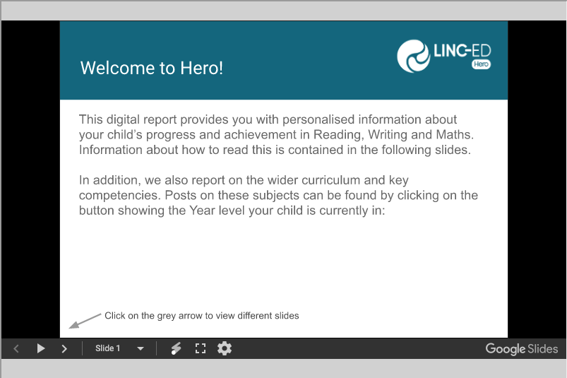 Customising Your Report Page – Hero Customising Your Report Page – Hero