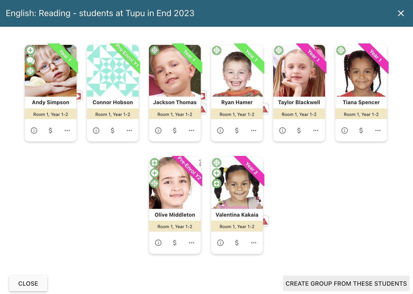 Rates of Progress, Assessment Snapshots and Progress Snapshots – Hero