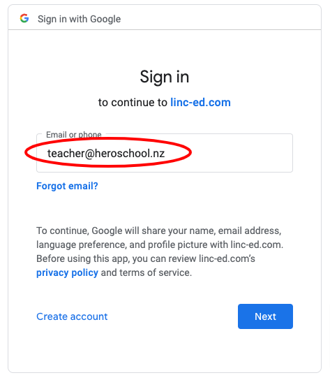Logging into Hero - Information for Families – Hero
