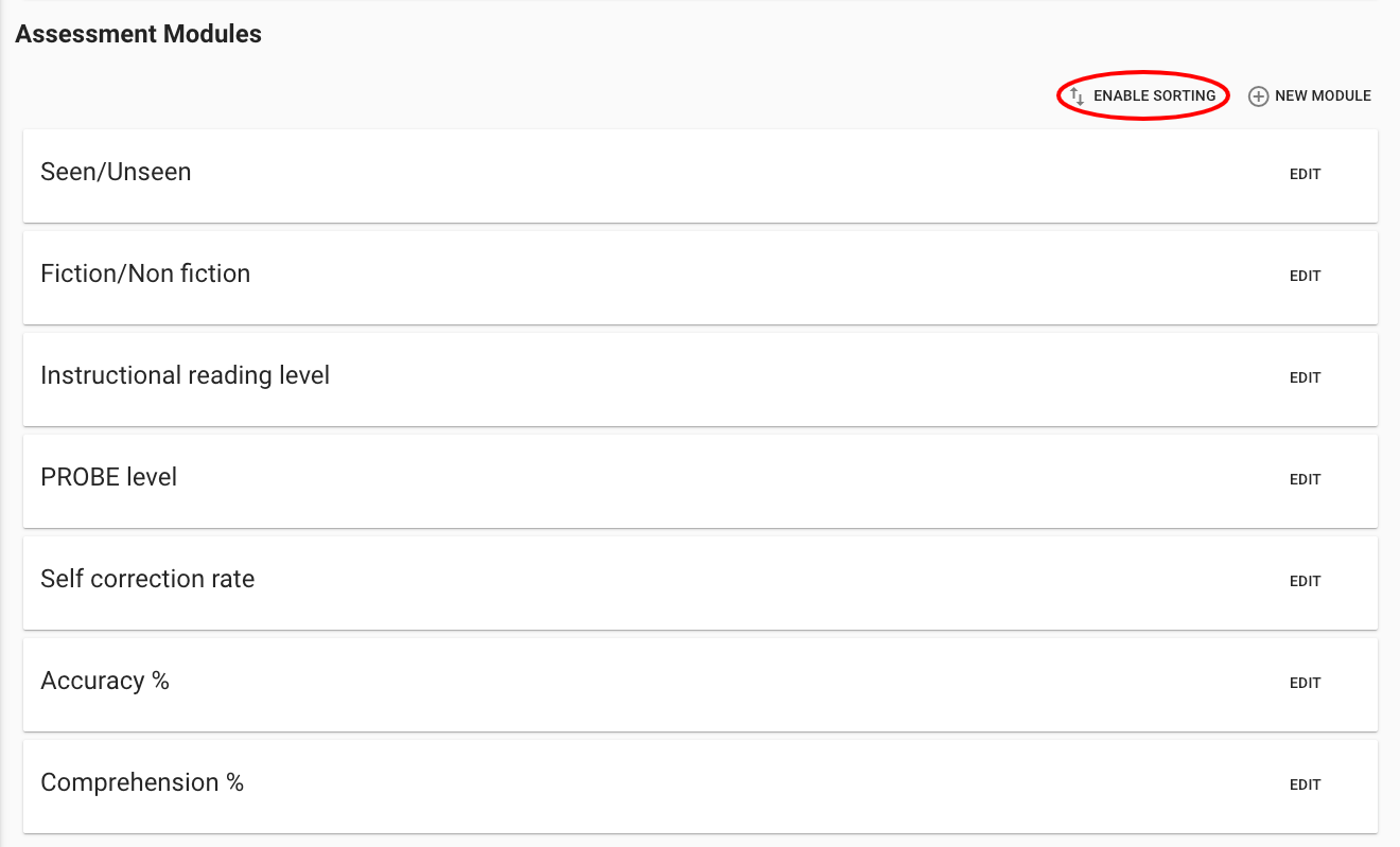 Editing an Existing Assessment – Hero