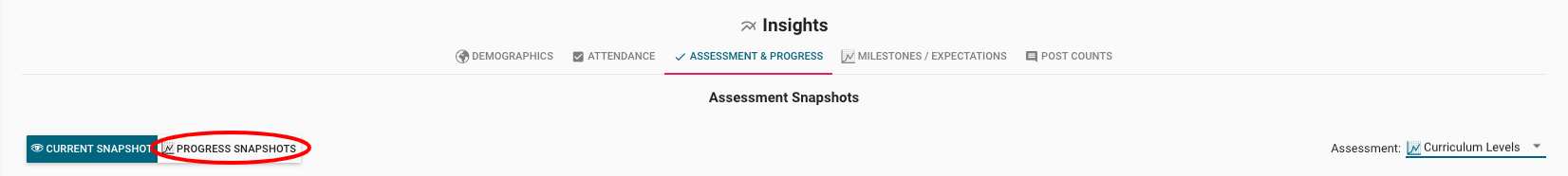 Rates of Progress, Assessment Snapshots and Progress Snapshots – Hero