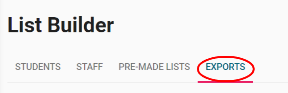 Exporting Pre-formatted Lists – Hero