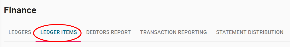 Creating and Maintaining Ledger Items – Hero