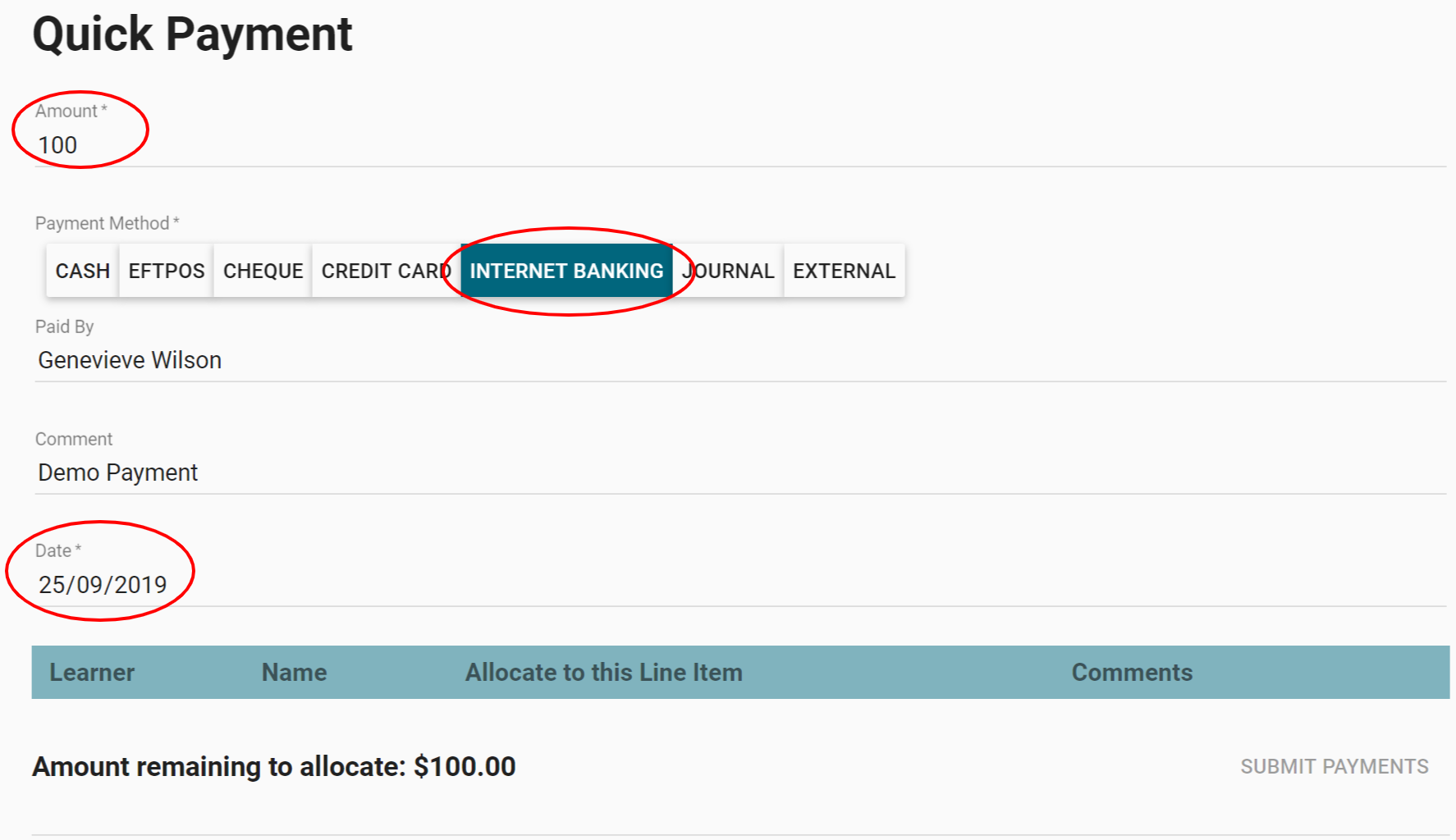Paying Multiple Line Items with a Single Payment – Hero
