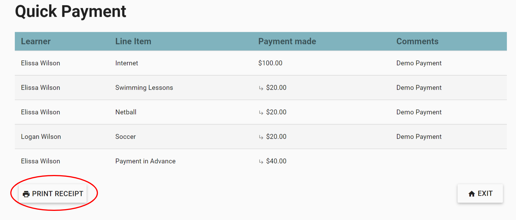 Paying Multiple Line Items with a Single Payment – Hero