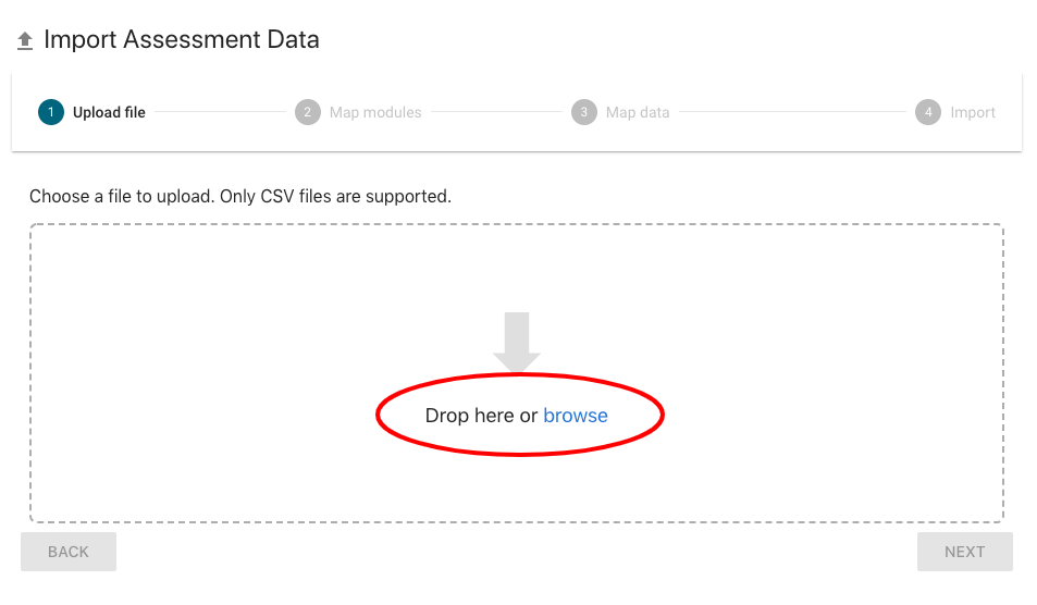Import Assessment Data – Hero