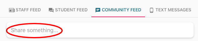 Posting to the Community Feed – Hero