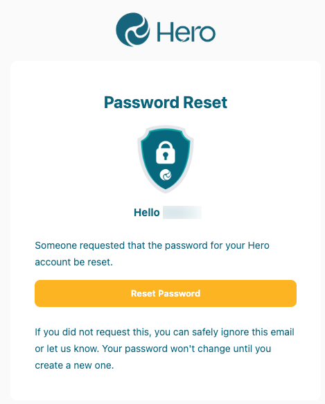 Logging into Hero - Information for Families – Hero